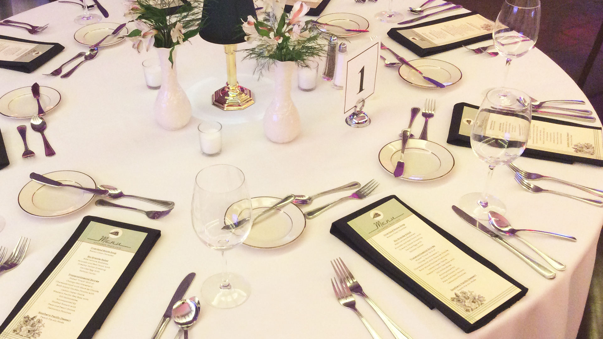 Dinnerware, Flatware, & Glassware Rentals | AAA Rents & Event Services